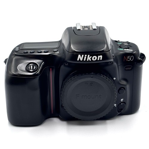 Nikon N50 35mm SLR Film Camera Body Only Excellent w/Body Cap and Strap ...