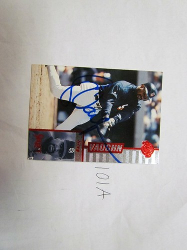1997 Pinnacle Select Greg Vaughn Autographed Signed Baseball Card | eBay