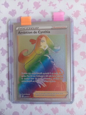 Carte Pokemon Ambition De Cynthia 178/172 Rainbow Stars Étincelantes FR ...
