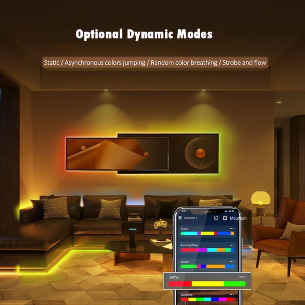 DC5-24V LED WiFi Controller for WS2812B WS281 SM16703 Strip Lights ...