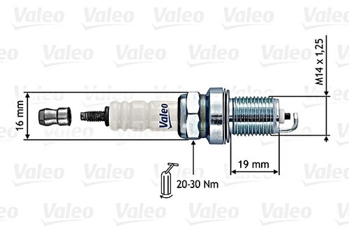 Valeo Spark Plug Fits MAZDA HYUNDAI TOYOTA NISSAN KIA MITSUBISHI II ...
