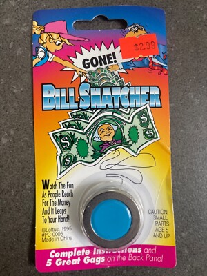 Metal Dollar Bill Snatcher - Money Reel Magic Trick Gag Funny Joke ...