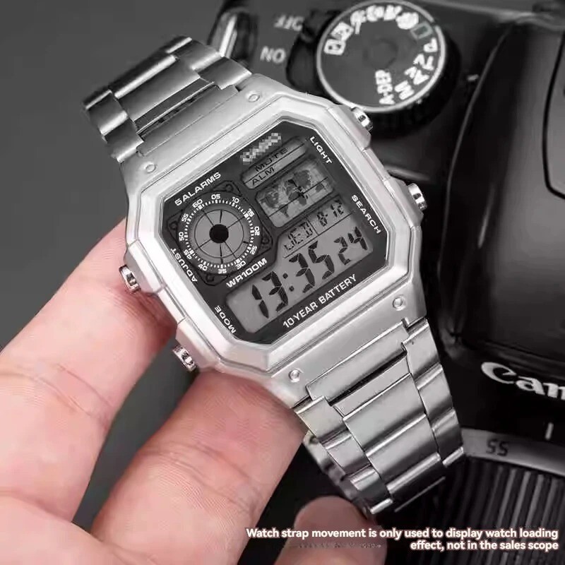 Watch Case Mod Kit For Casio 3299 AE1200/1200WH All Metal Bezel Glass ...