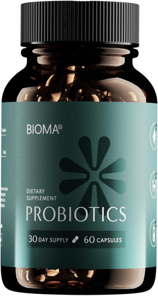 (3 Pack) BIOMA Probiotics Digestive Health Gut Support for Men & Women ...