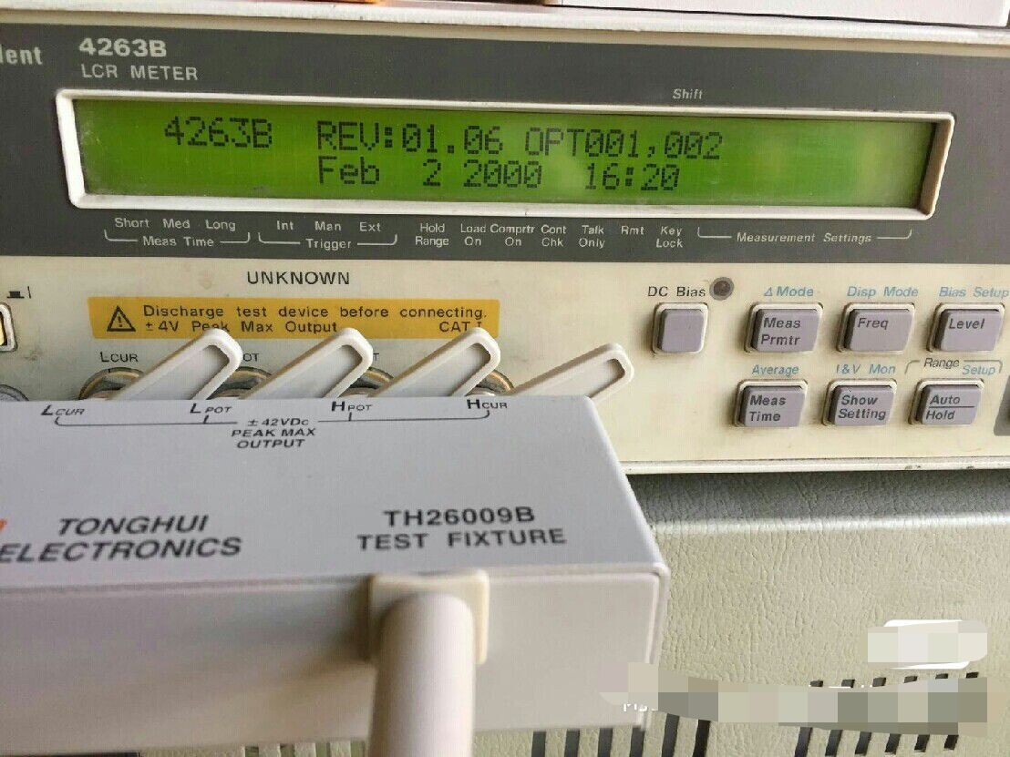 HP Agilent Keysight 4263B LCR Meter, 100Hz to 100kHz opt:001 002 | eBay
