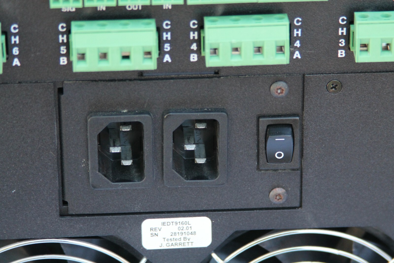 TITAN MODULAR MAINFRAME AMPLIFIER IEDT9160L + 3 CARDS IEDT6472L DUAL ...