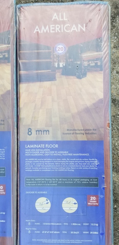 laminate flooring boxes | eBay