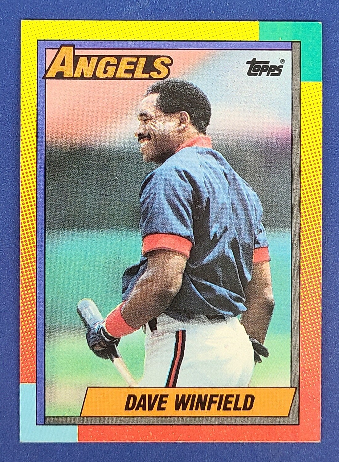 1990 Topps Traded #130T Dave Winfield California Angels Baseball Card w ...