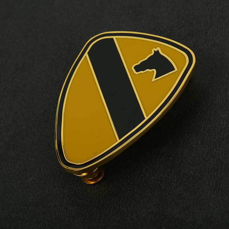 US ARMY 1ST TEAM HORSE CAVALRY IDENTIFICATION ASU BADGE LARGE -POCKET ...