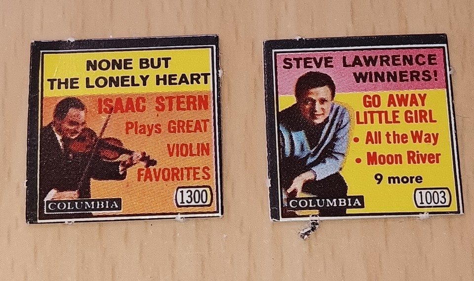 Vtg 1960s MINIATURE 7/8" DOLLHOUSE Mattel BARBIE ISSAC STERN STEVE ...