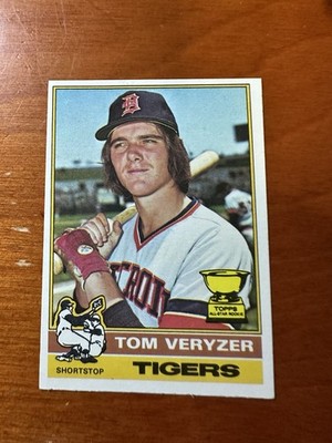1976 Topps #432 Tom Veryzer Detroit Tigers Rookie Cup NM-MT | eBay