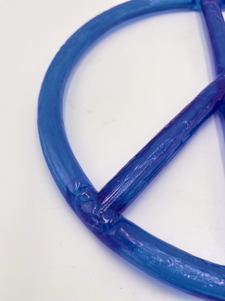 Vintage 13” Lucite Acrylic Peace Love Sign Mid Century Wall Art ...