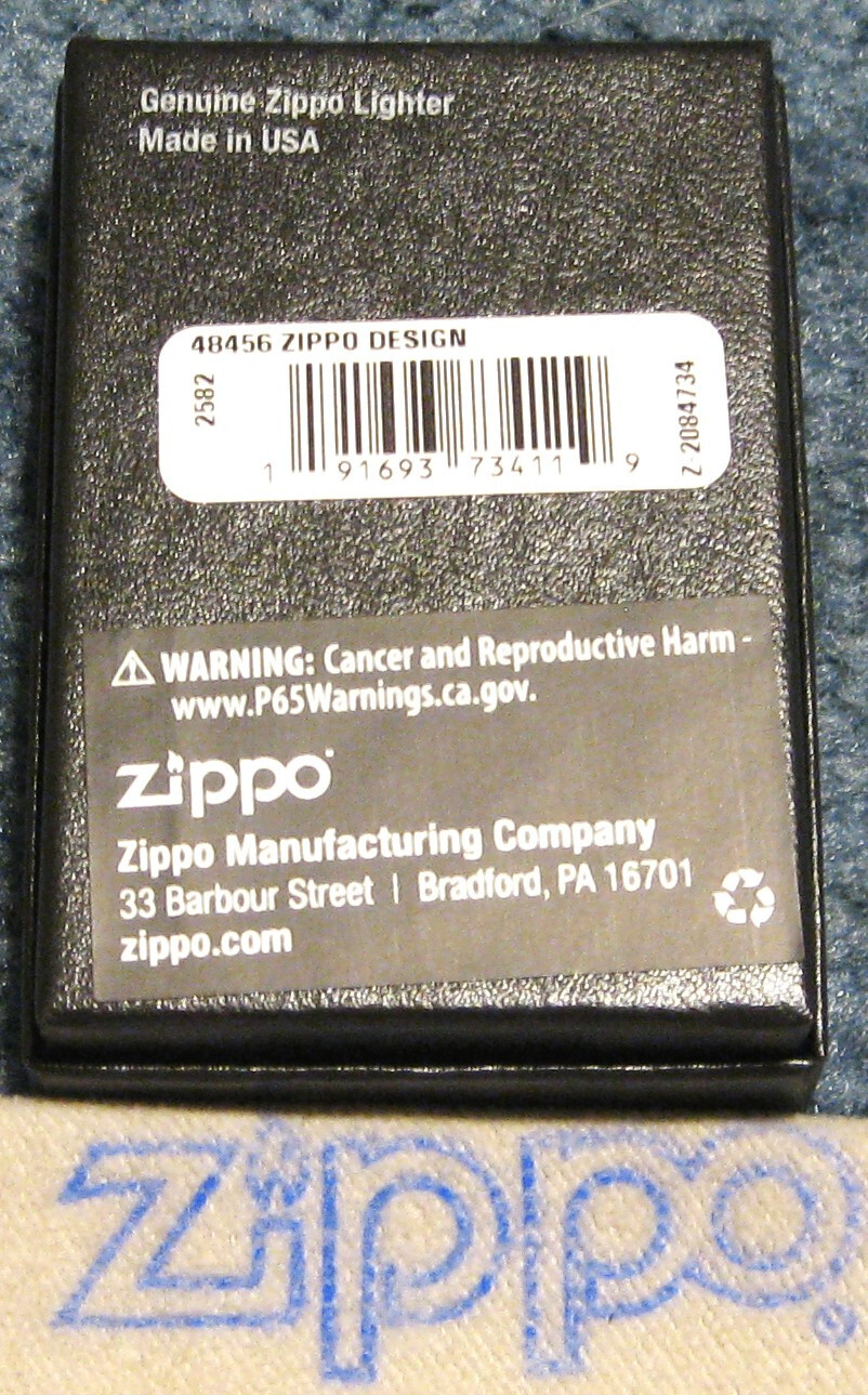 Zippo Windy Design High Polish Black Windproof Lighter 48456 for sale ...