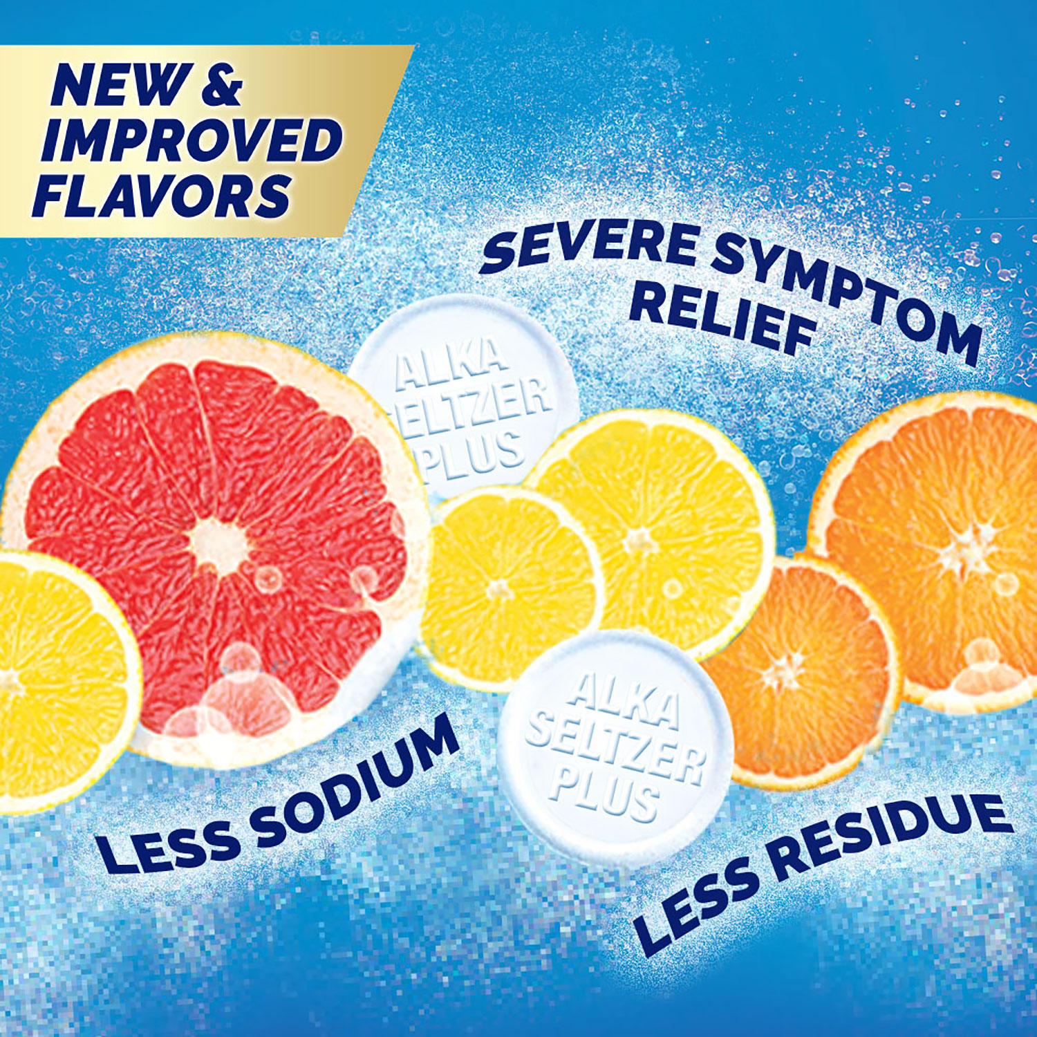 Alka-Seltzer Plus Severe Cold and Flu Effervescent Tablets, Citrus *72 ...