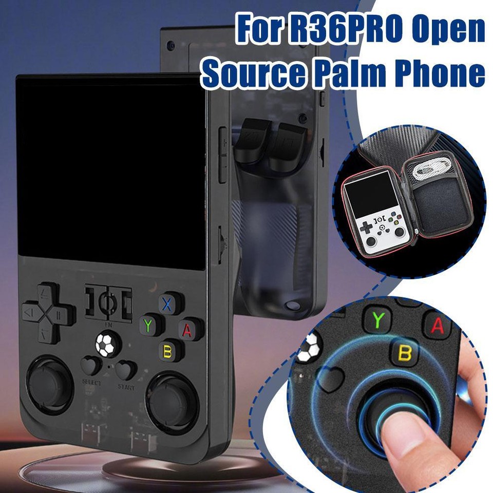 R36 PRO Retro Handheld Video Game Console Linux System 3.5in Handheld ...
