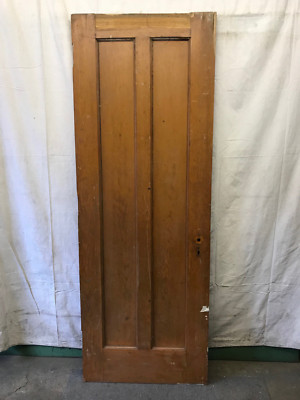 2 Panel Verticle Salvaged Interior Wood Door Architectural Vintage ...