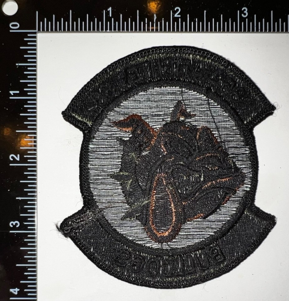 USAF US Air Force 354th Fighter Squadron Bulldogs SUBDUED Patch | eBay