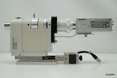 UNION DZ2, ZOOM MICROSCOPE W/ SONY Used DXC-390 + motorized stage OPT-I ...