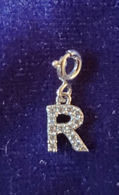925 Sterling Silver R Letter pandent Jewellery small | eBay UK
