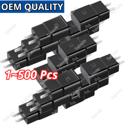 For Android Samsung Adaptive Fast USB Wall Charger Block Power Adapter ...