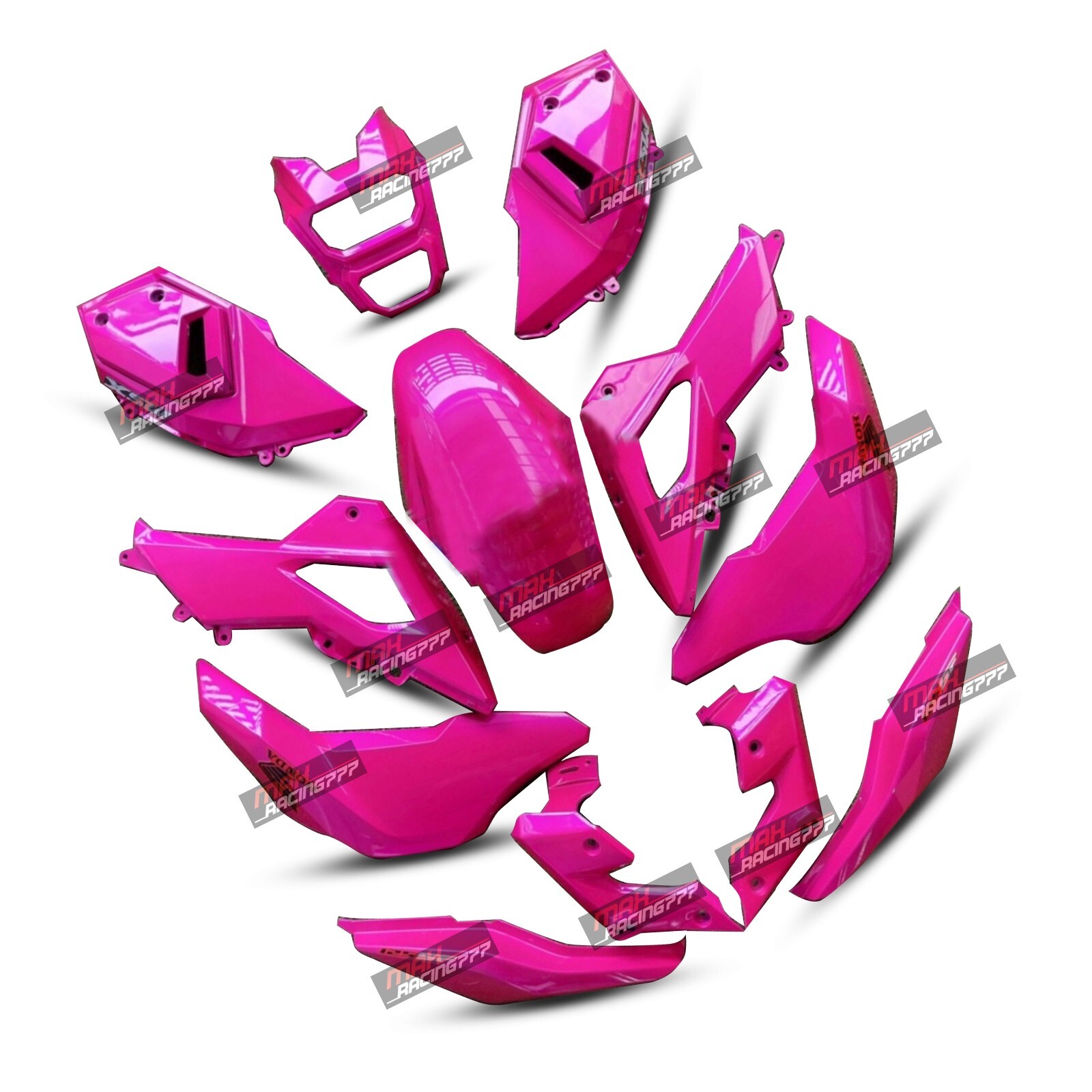 PINK FULL PLASTIC PANEL FAIRING BELLY PAN HONDA GROM MSX SF 125 2016-20 ...