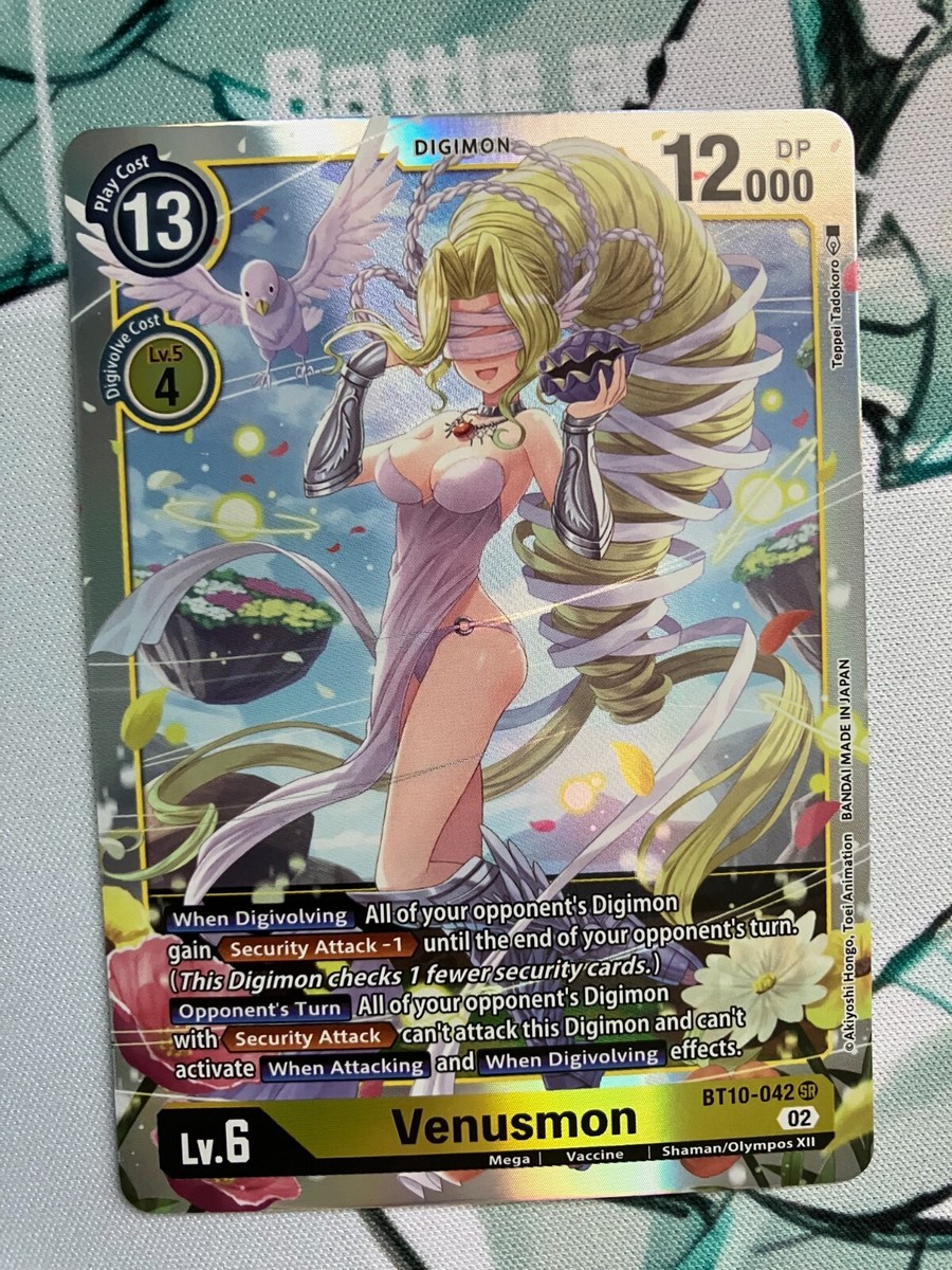 Venusmon Venusmon BT10 042 (alternate Art) | FULL HOLO | Orica PROXY