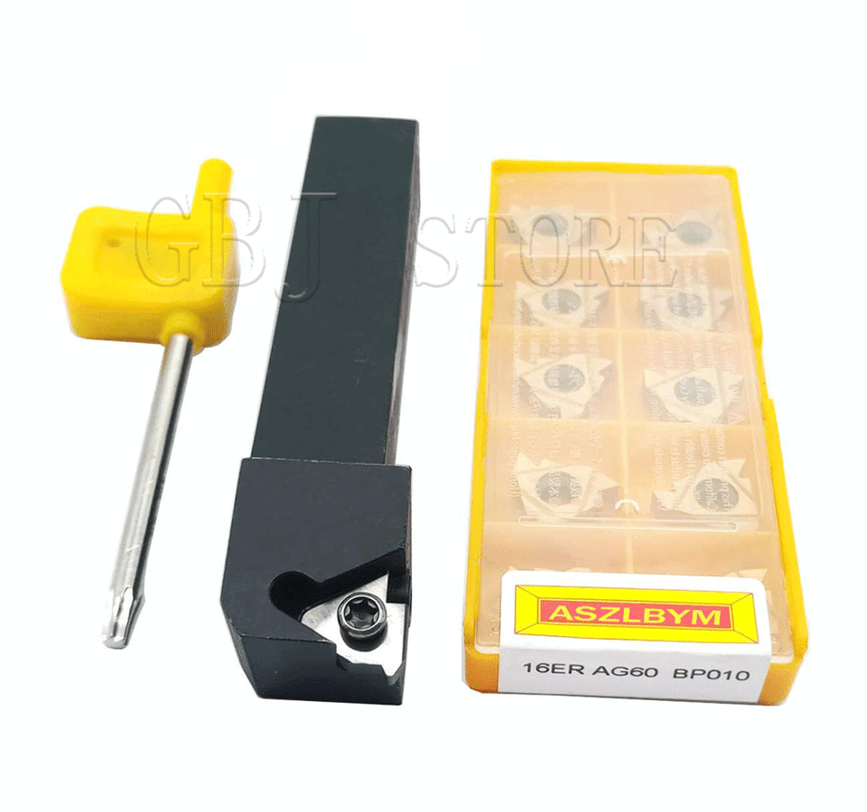 SER2525M16 with Indexable Threading Turning Insert 16ER AG60 Cutting ...