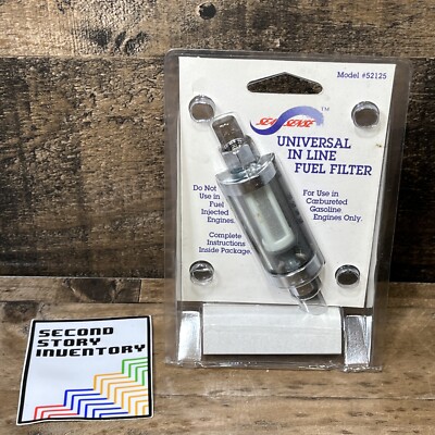 Seasense Universal In Line Fuel Filter Model 52125 New | eBay