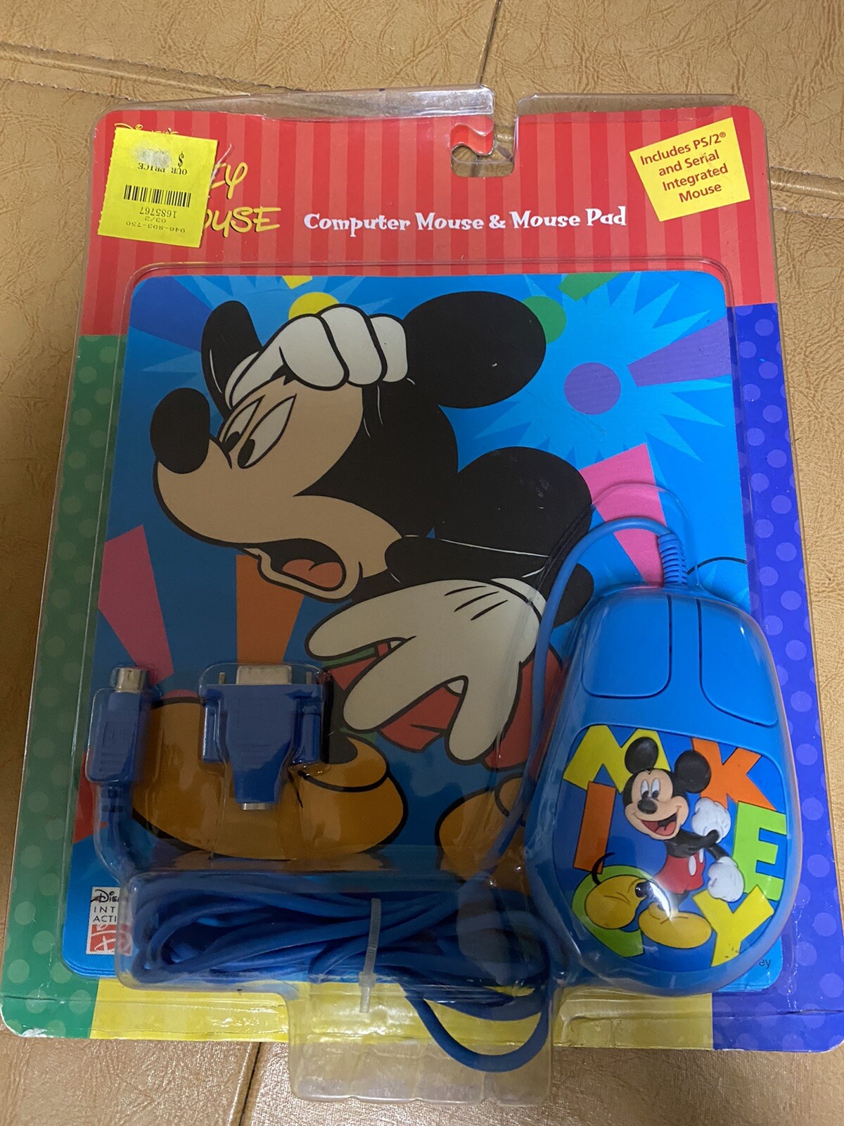 Disneys Mickey Mouse Computer Mouse & Mouse Pad New | eBay
