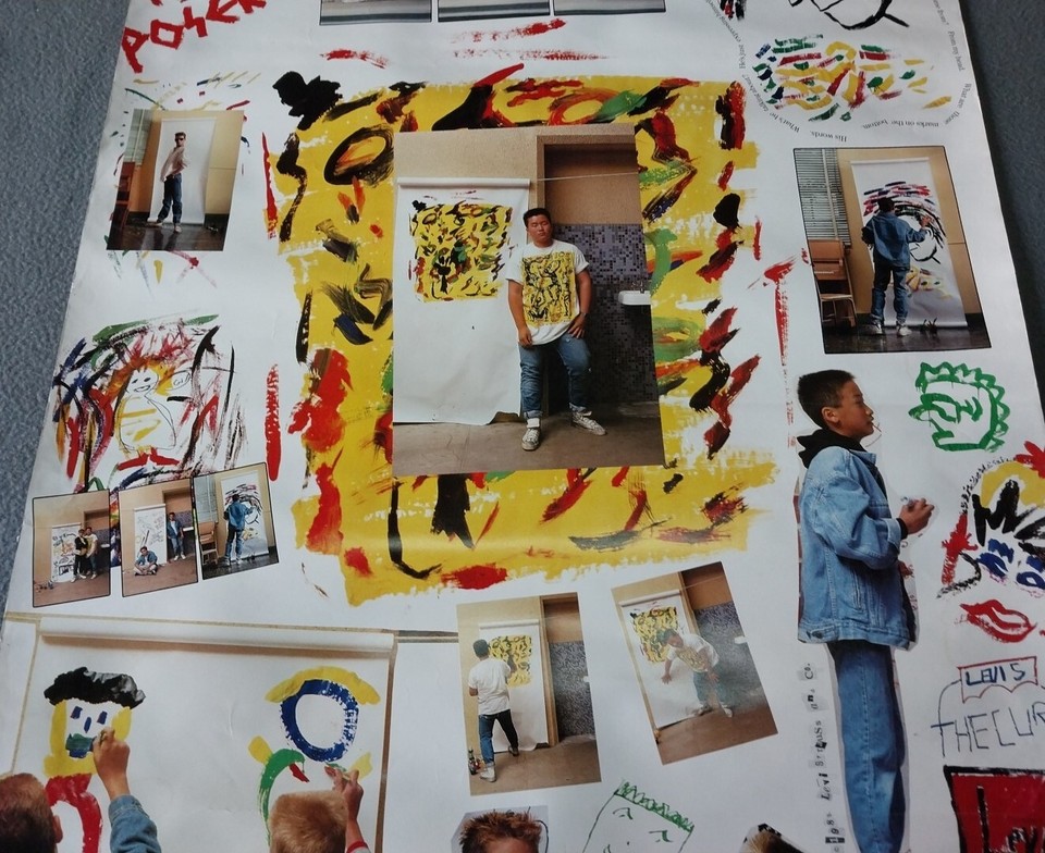 Vtg 1988 Original Levis Children Graffiti Art Jeans 23" x 35 ...