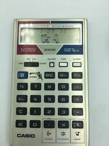 VINTAGE Casio BG-15 boxing game calculator 1981 | eBay