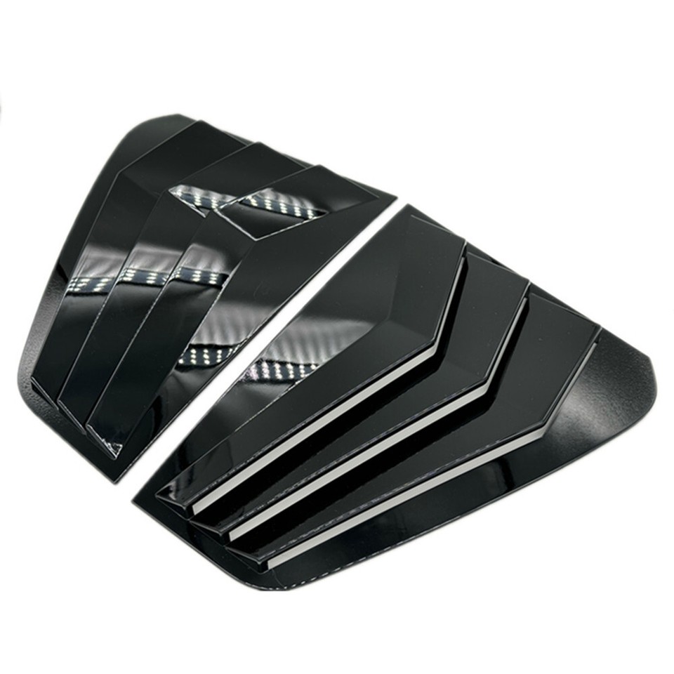 For VW Golf MK7 MK7.5 2013-2019 Black Rear Window Side Vent Louver ...