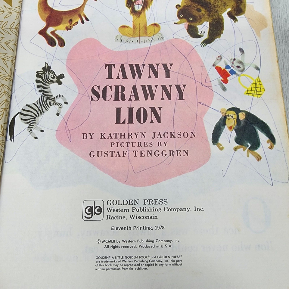 Lot Of 6 Little Golden Books Vintage: New Baby Word Book Circus In Town ...