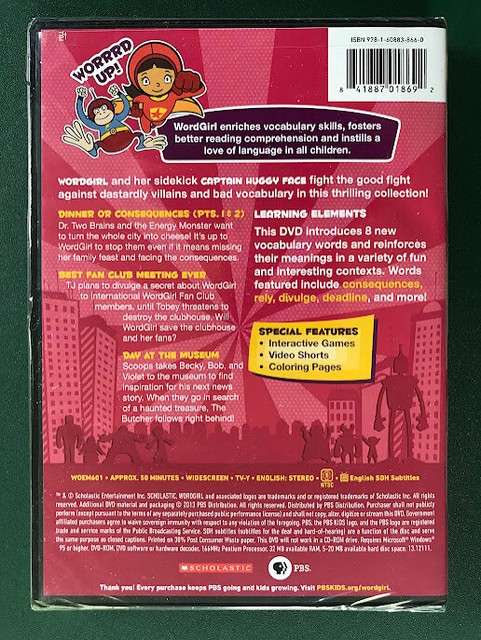Wordgirl Vs. the Energy Monster (DVD) for sale online | eBay