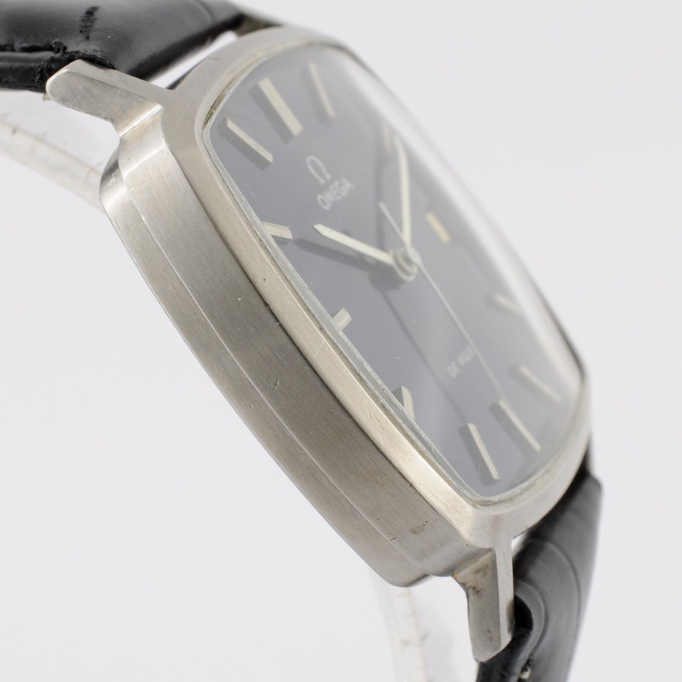 SPECIAL OMEGA DE VILLE REF 162060 AUTOMATIC DATE ORIGINAL BLUE DIAL ...