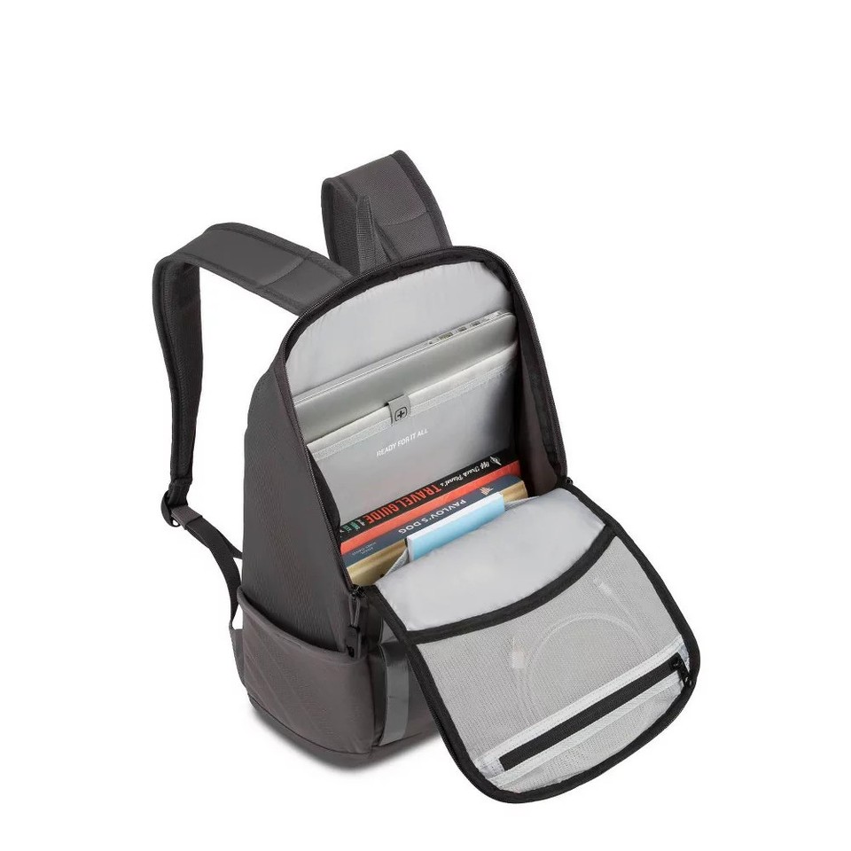 SWISSGEAR Travel Work Commuter Backpack Fits 15" Laptop with Trolley ...
