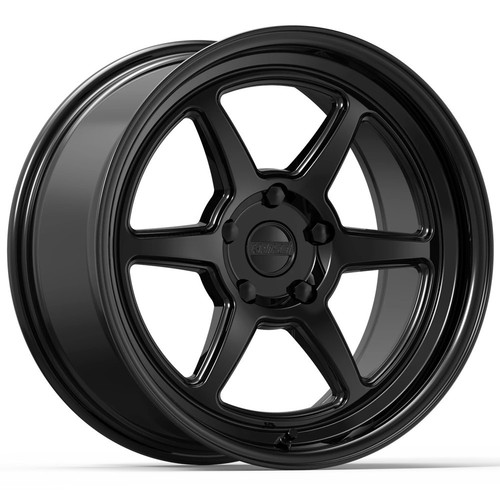 18x9 Kansei K14B Roku Gloss Black Wheels 5x4.5 (12mm) Set of 4 | eBay