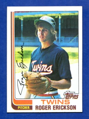 1982 TOPPS #153 ROGER ERICKSON EX | eBay