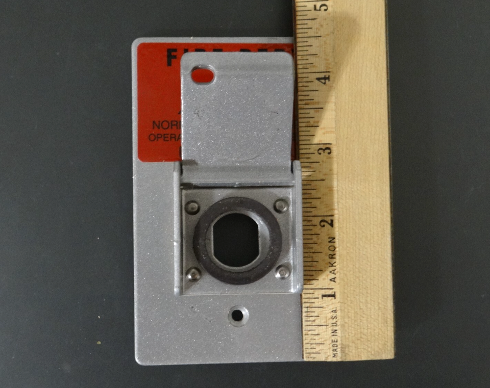 KNOX Single Gate & Key Switch Mounting Plate Only Dust Cover Security ...