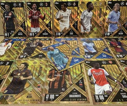 Topps Match Attax Extra 2024/25 - 100 Club unbeatable select your card ...