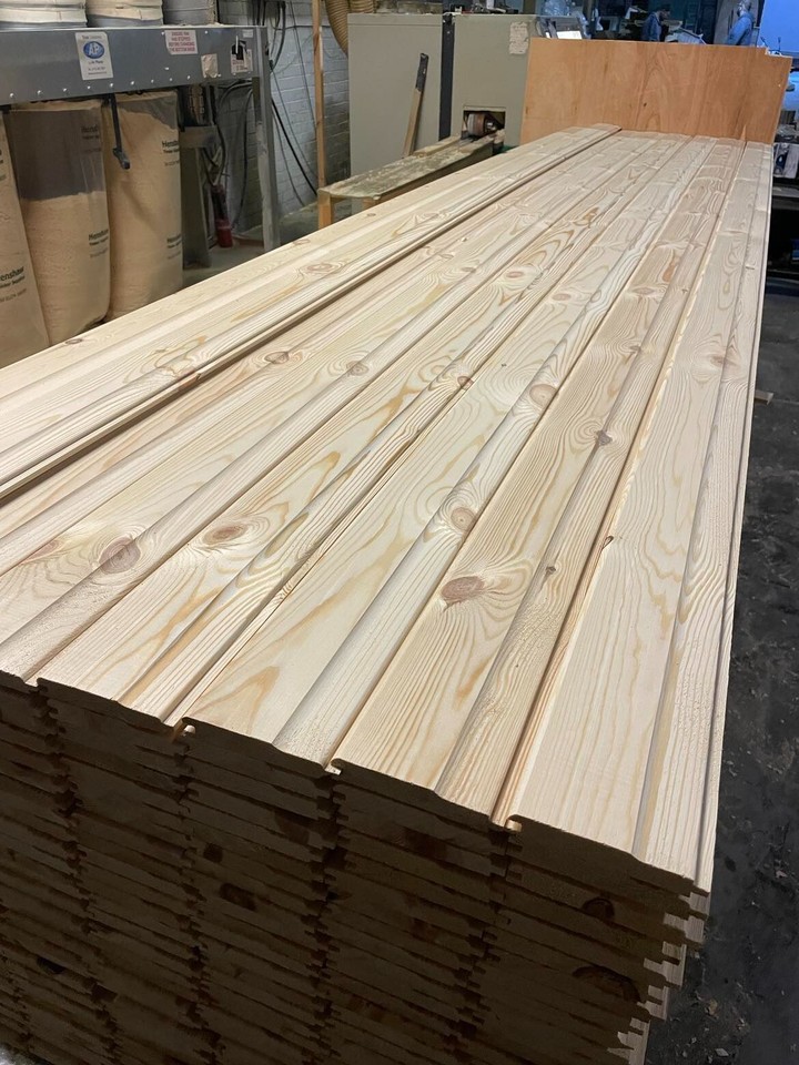 SHIPLAP T&G PINE REDWOOD TIMBER CLADDING - 5 LENGTHS @ 4.2M DELIVERED ...