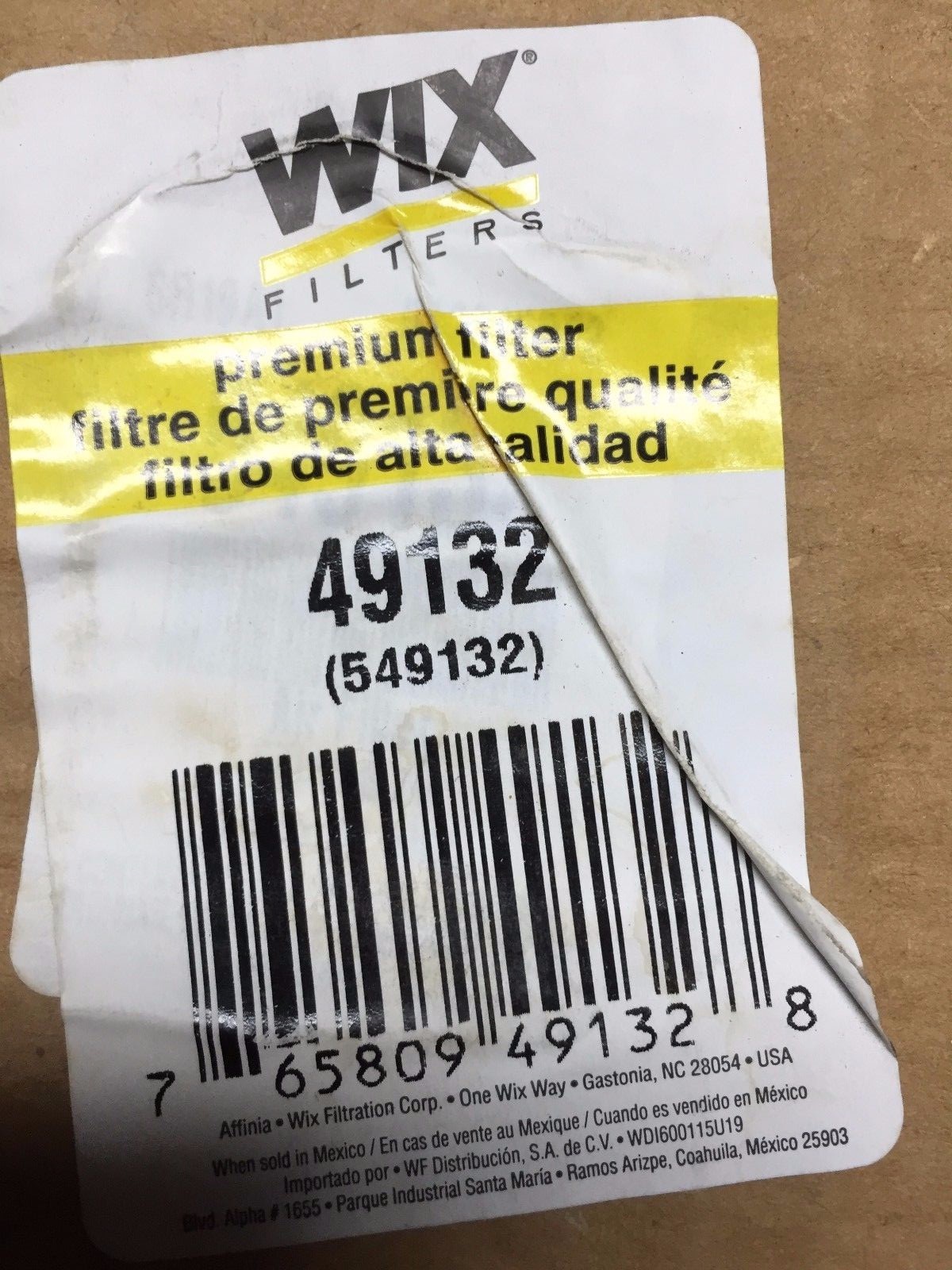 49132 WIX Air Filter 549132 | eBay