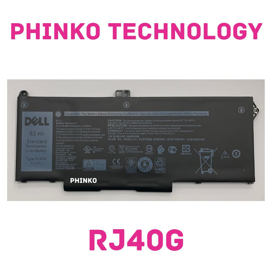 NEW Genuine DELL RJ40G Battery for 1K2CF 75X16 M033W W1YCT WY90X 15.2V ...