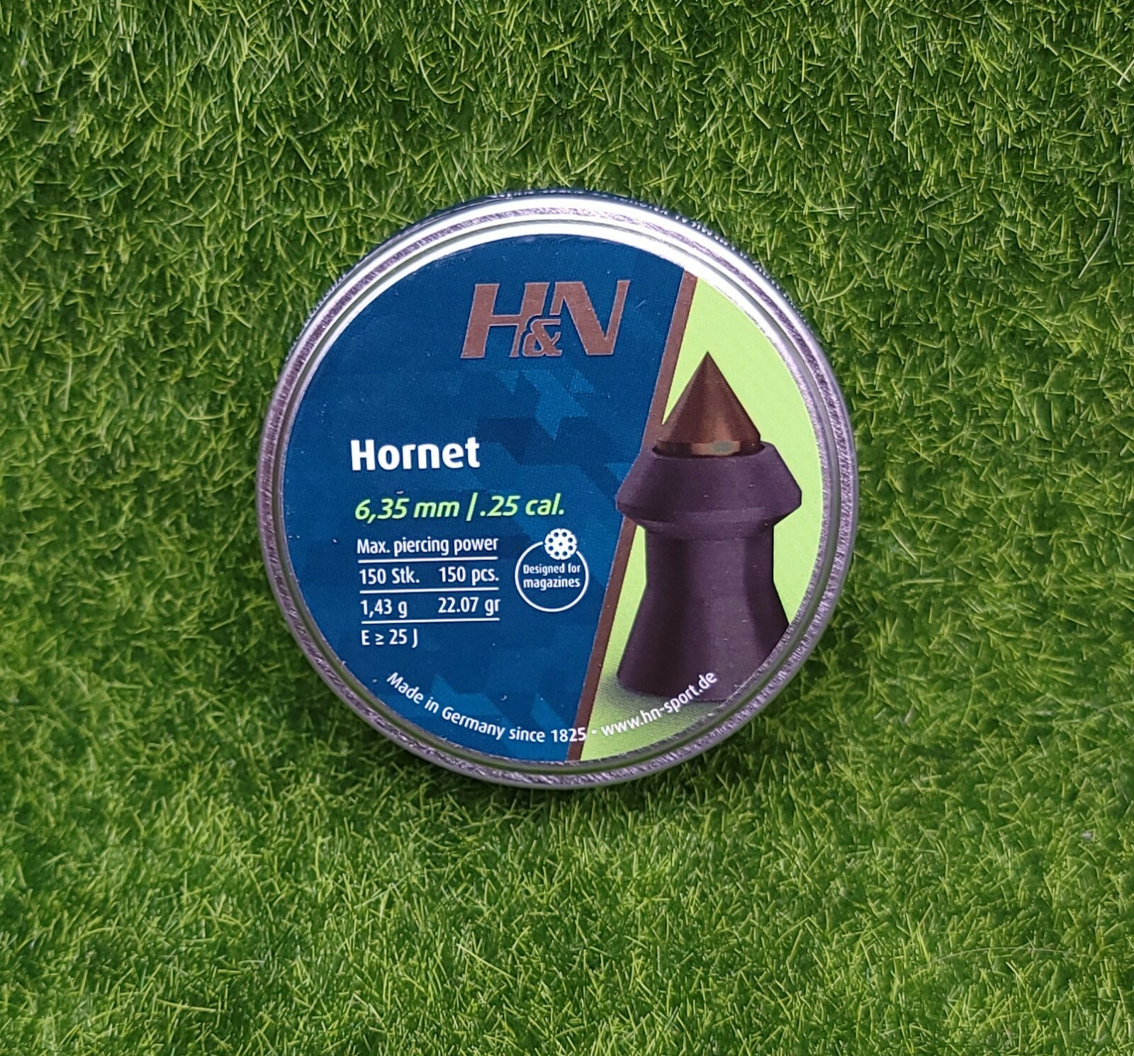 H%26N+Sport+92426350003+Hornet+.25+Pointed+Pellets+-+150pcs for sale ...