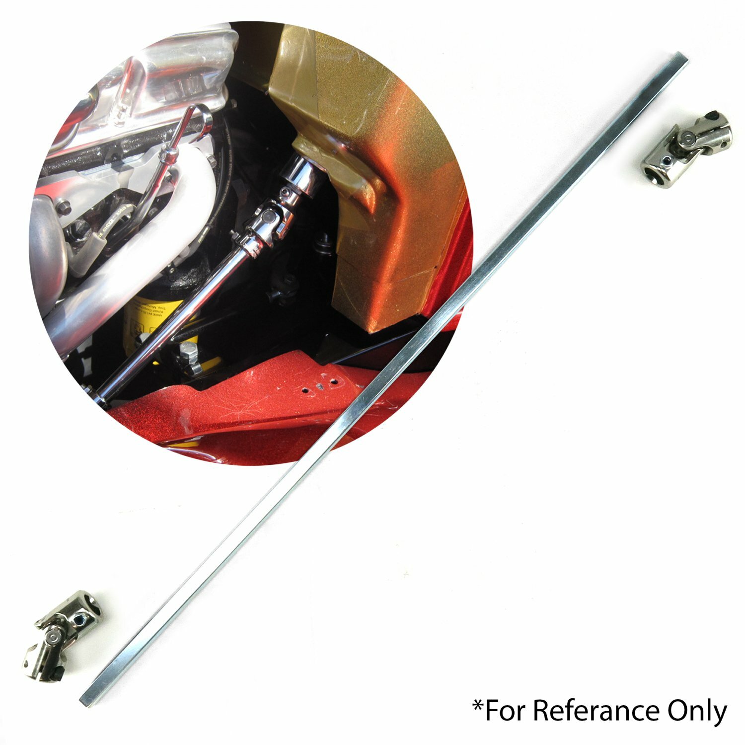 Steering Column Linkage Kit 1" DD x 3/4"-36 U-Joints Rag Eliminator 36 ...