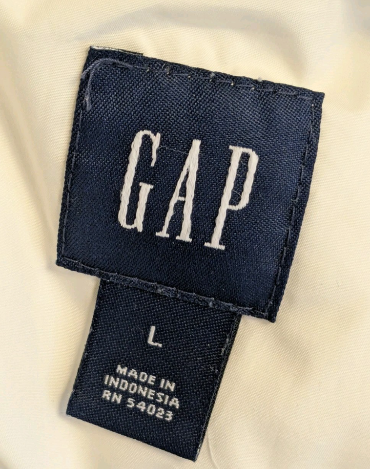 GAP, Women's Quilted Down Vest, White, Size L | eBay Australia