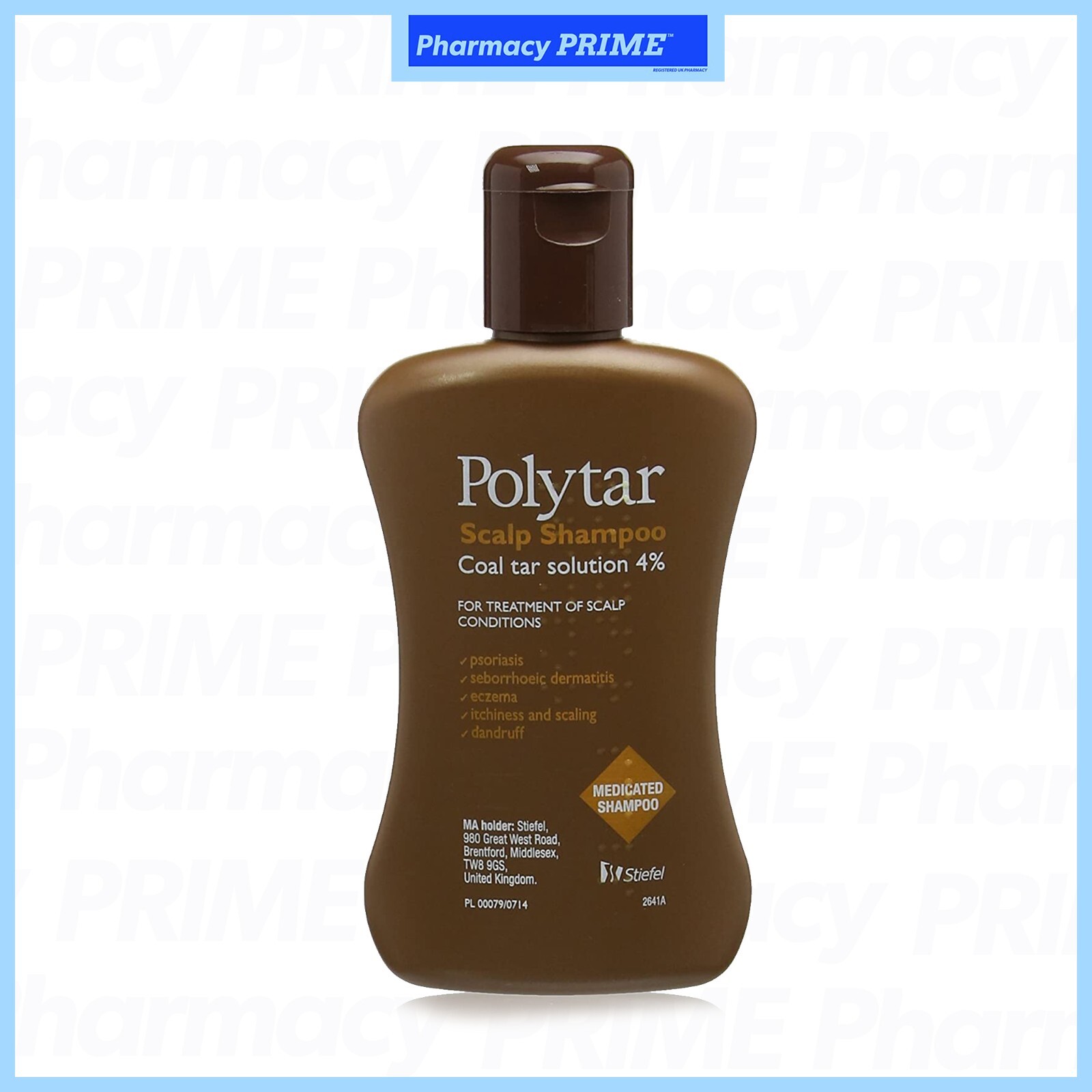 Polytar Scalp Shampoo Psoriasis Eczema Itchiness Coal Tar 4%-150ml ...