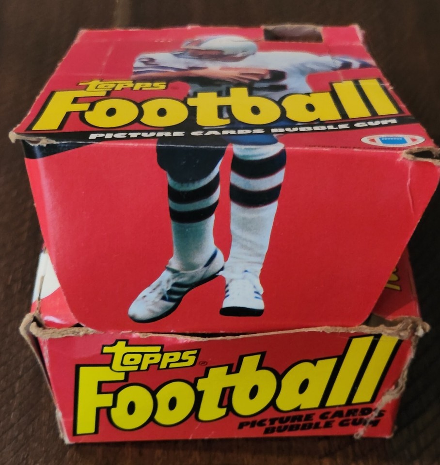 1981 Topps Football BOX & SINGLE WAX PACK (Unopened / Sealed) BAGGED ...