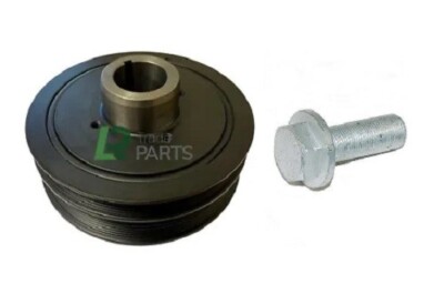 LANDROVER DEFENDER DISCOVERY 300TDI NEW CRANKSHAFT PULLEY DAMPER + BOLT ...