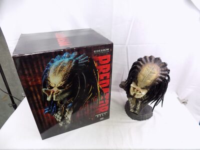 Boxed Like New Sideshow Collectibles Predator Legendary Scale Bust ...